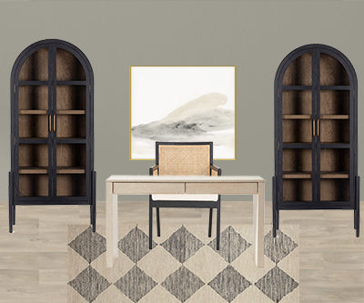 Neutral Office Design Inspiration – Deb Presutto Fine Art