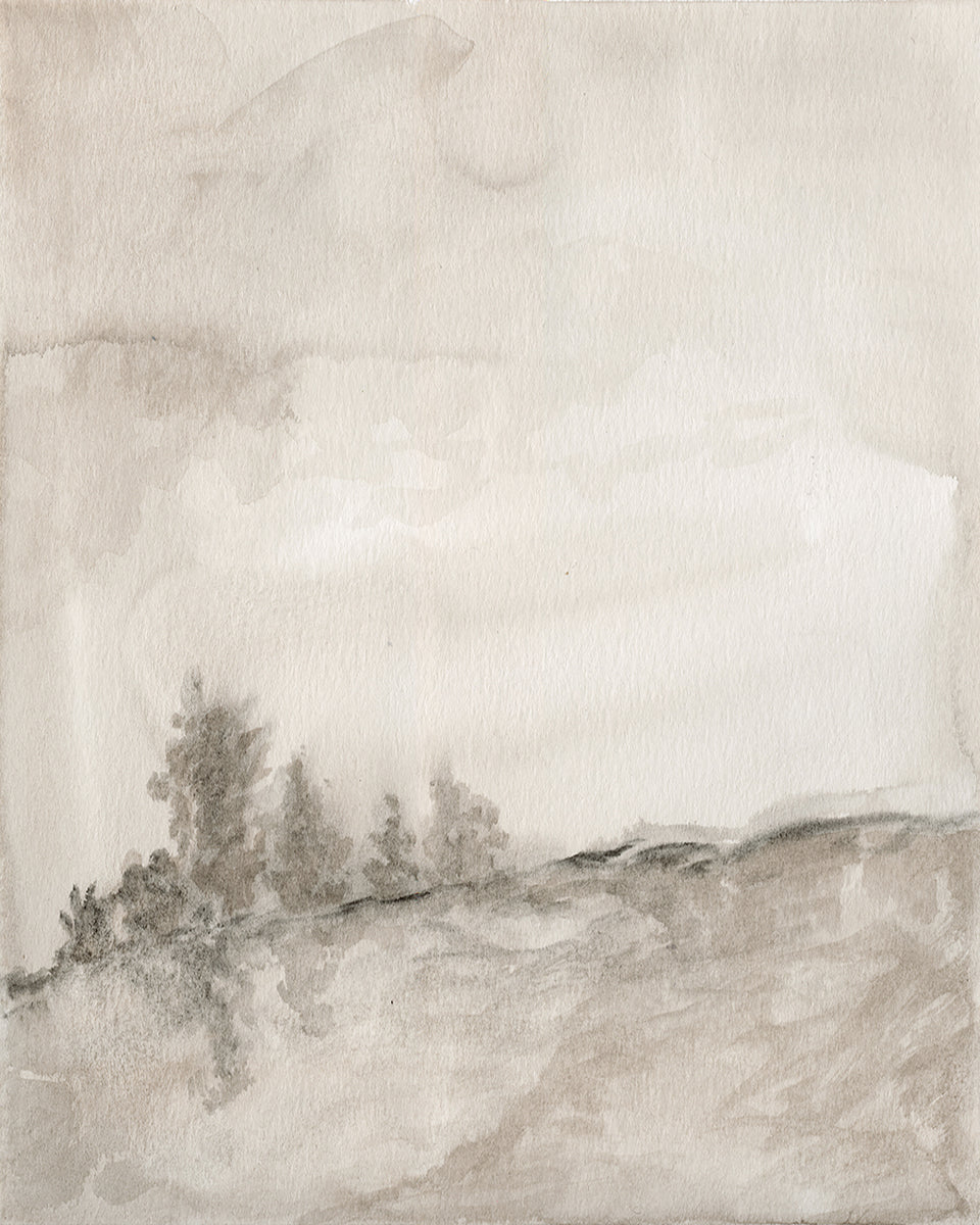 Neutral Watercolor Painting, Neutral Art Print, Simple Painting ...