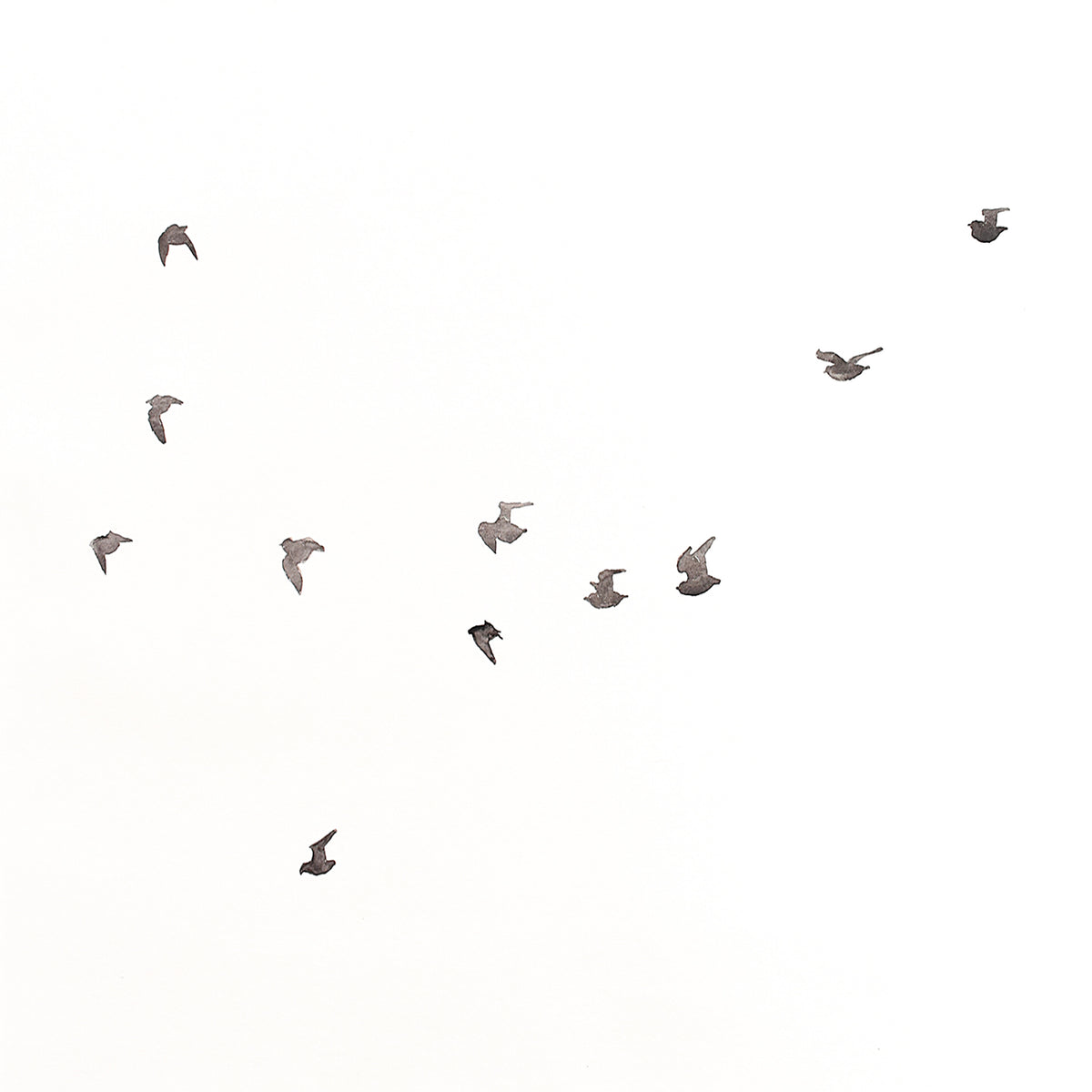 Bird Painting, Soaring Bird, Minimalist Bird Print | Soar – Deb ...