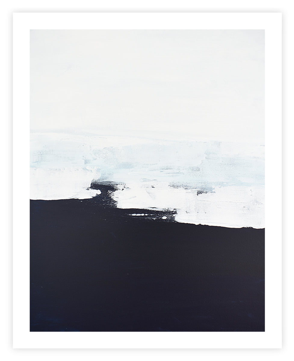 Ocean Painting, Abstract Ocean Art, Blue Painting, Coastal Artwork ...